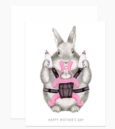 Mom Bunny Card – Merrymaker Fine Paper