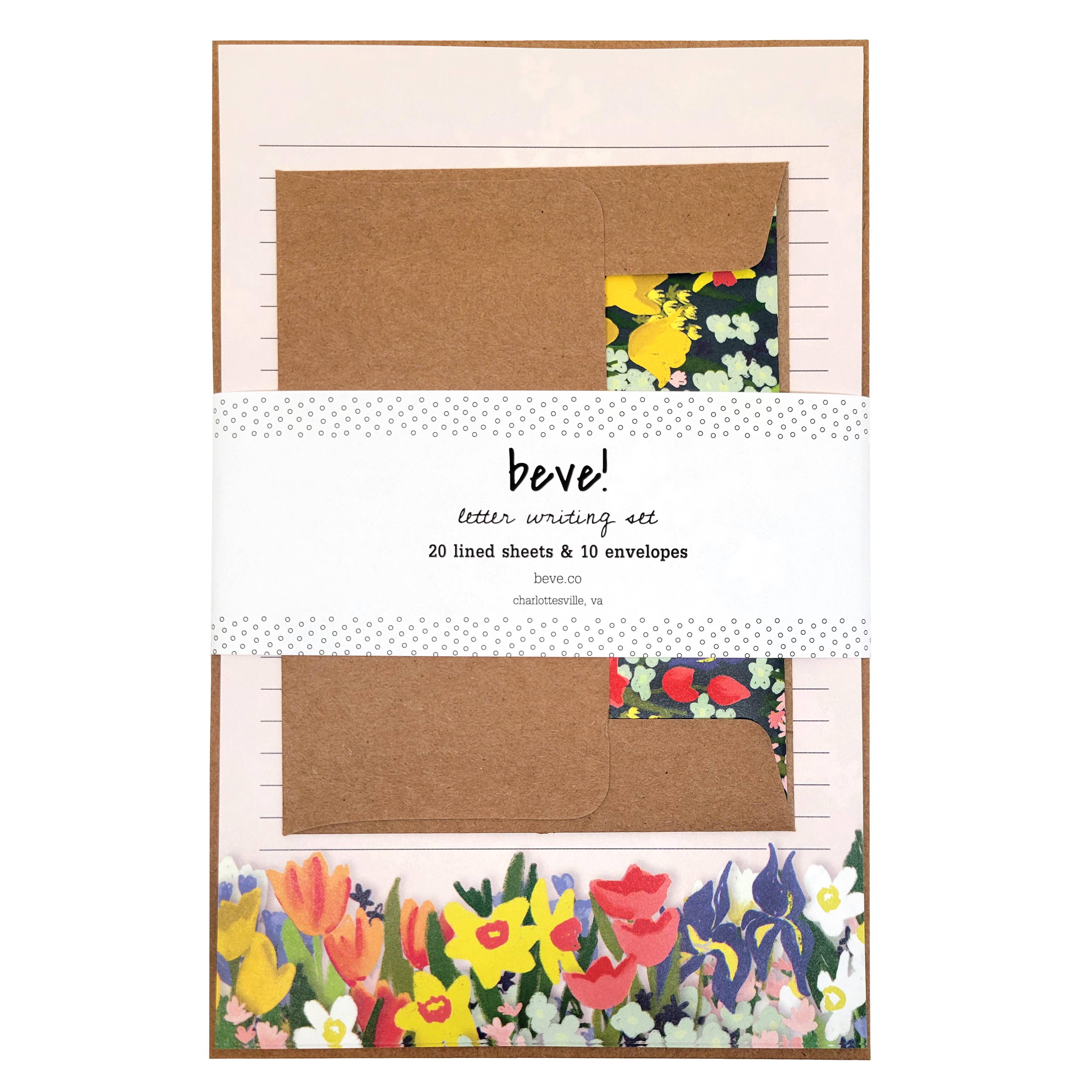 Meadow Floral Letter Writing Stationery Set – Merrymaker Fine Paper