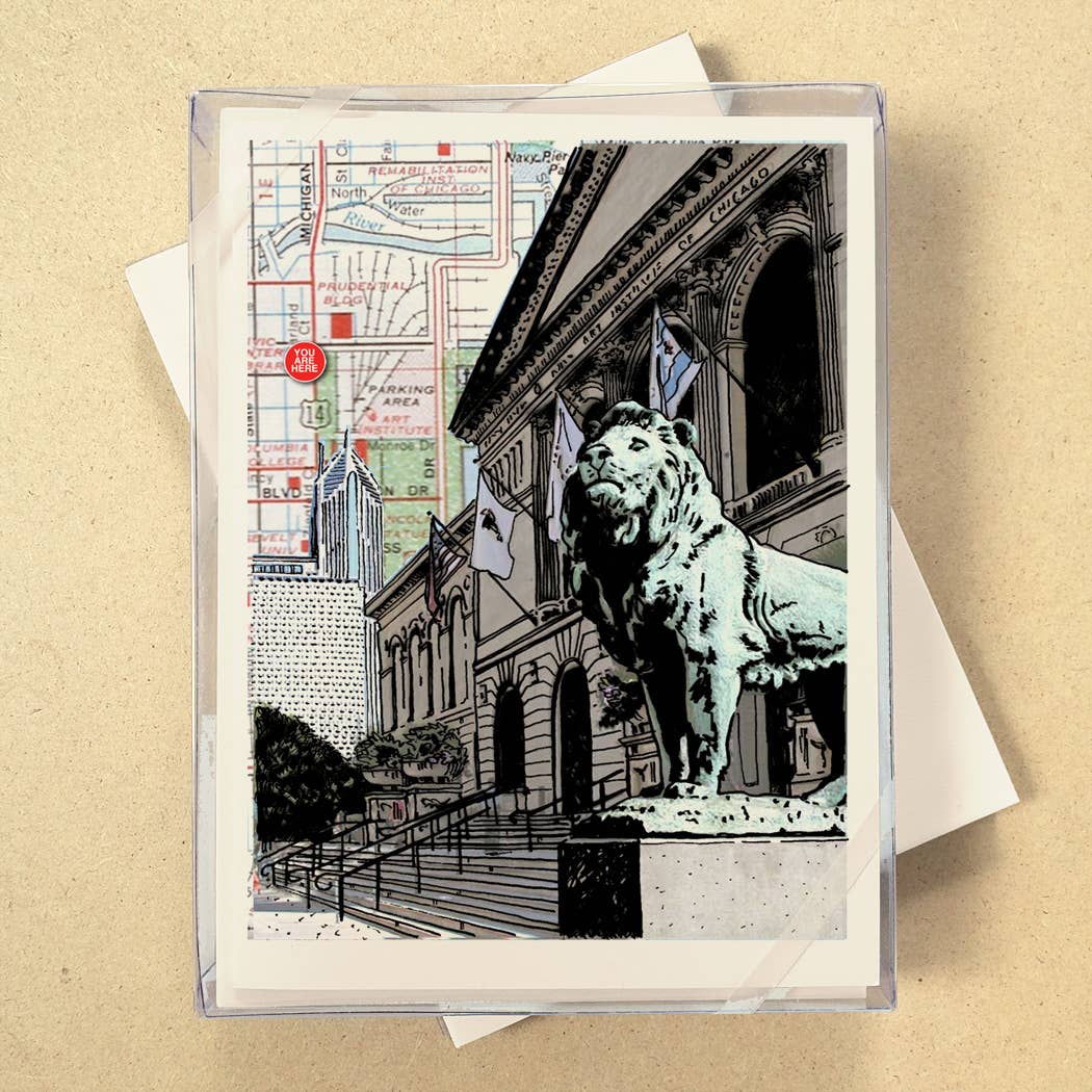 You Are Here Map Boxed Cards - see all 7 Cities! – Merrymaker Fine Paper