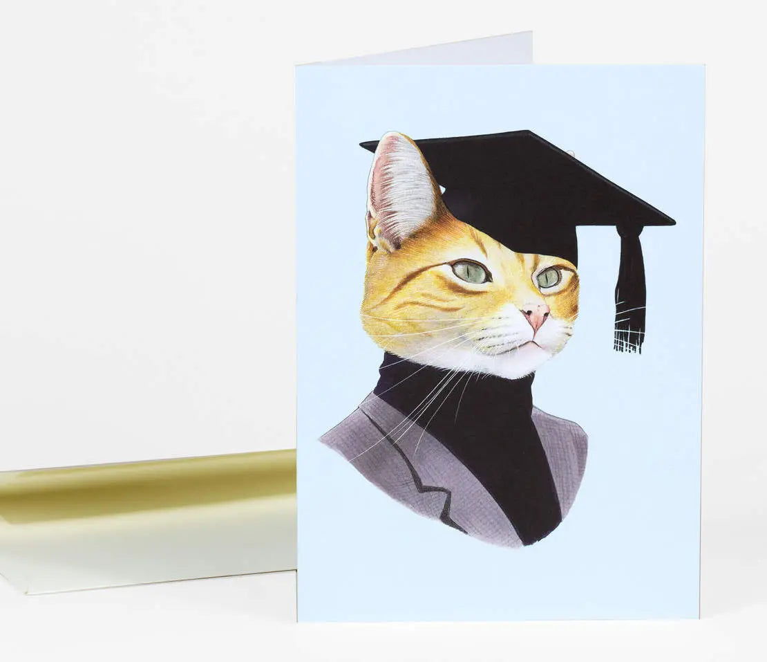 Graduation Cat – Merrymaker Fine Paper