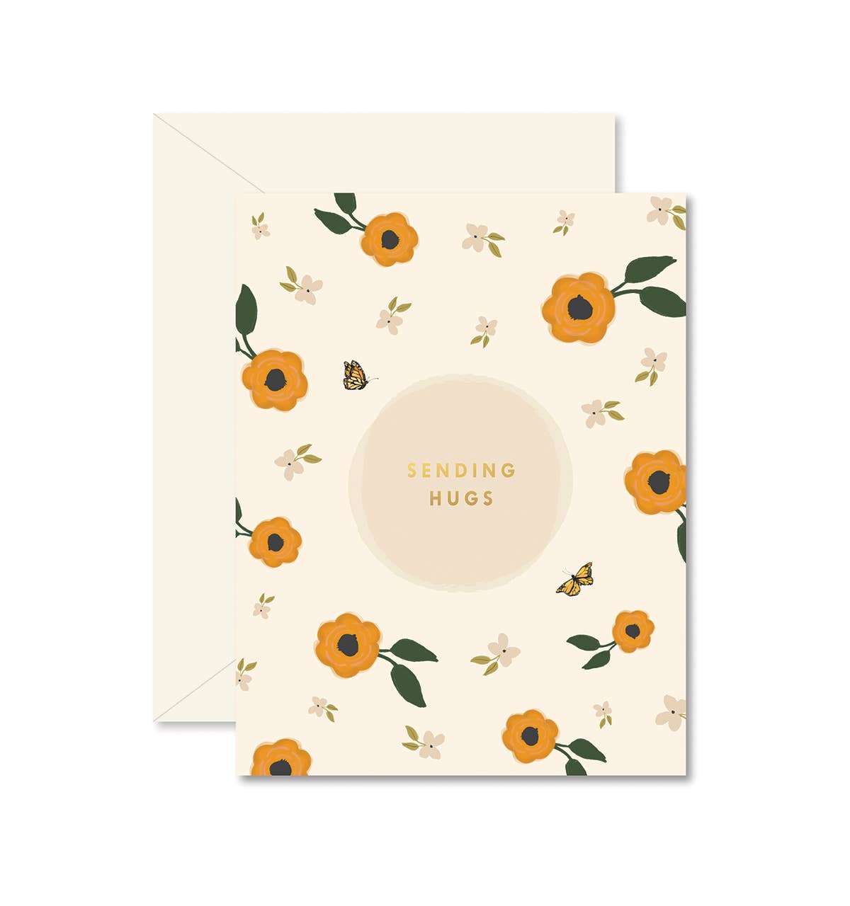 Sending Hugs Greeting Card – Merrymaker Fine Paper