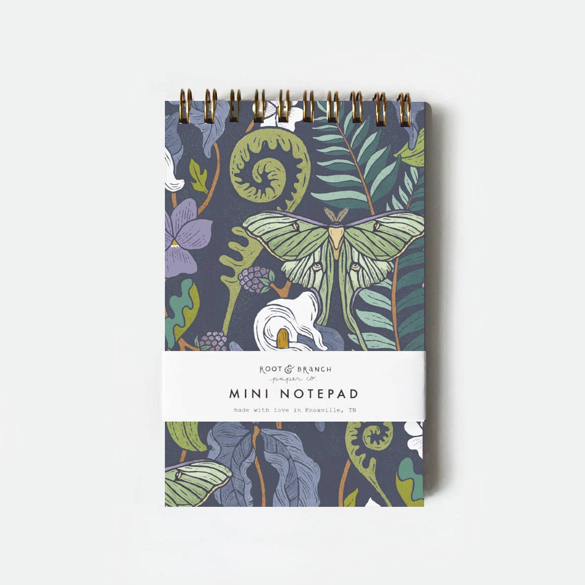 Woodland Bramble Mini Spiral Notepad – Merrymaker Fine Paper