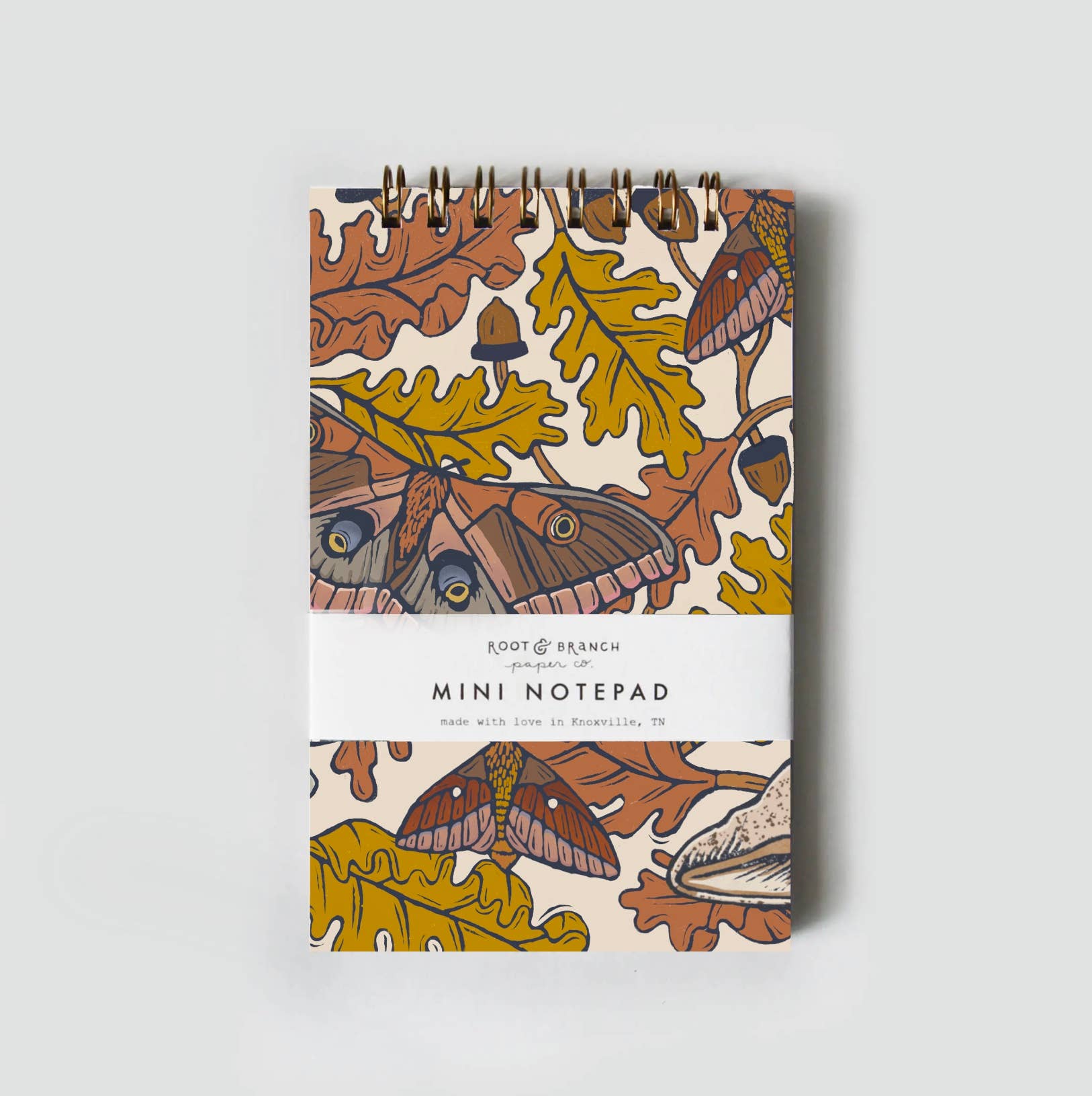 White Oak Mini Spiral Notepad – Merrymaker Fine Paper