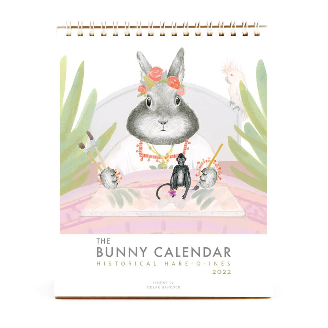 The 2022 Bunny Calendar -Historical Hare-o-ines – Merrymaker Fine Paper