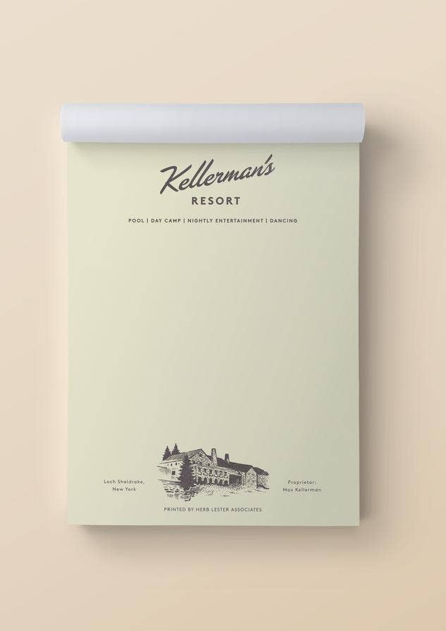 Kellerman's Resort: Fictional Hotel Notepad Set – Merrymaker Fine Paper