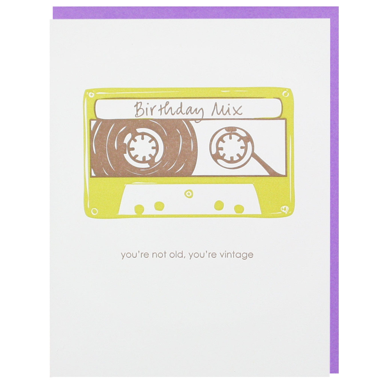 Mixed Tape Birthday Card – Merrymaker Fine Paper