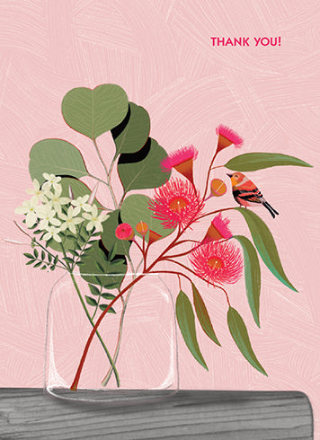 Pink Flowers – Merrymaker Fine Paper