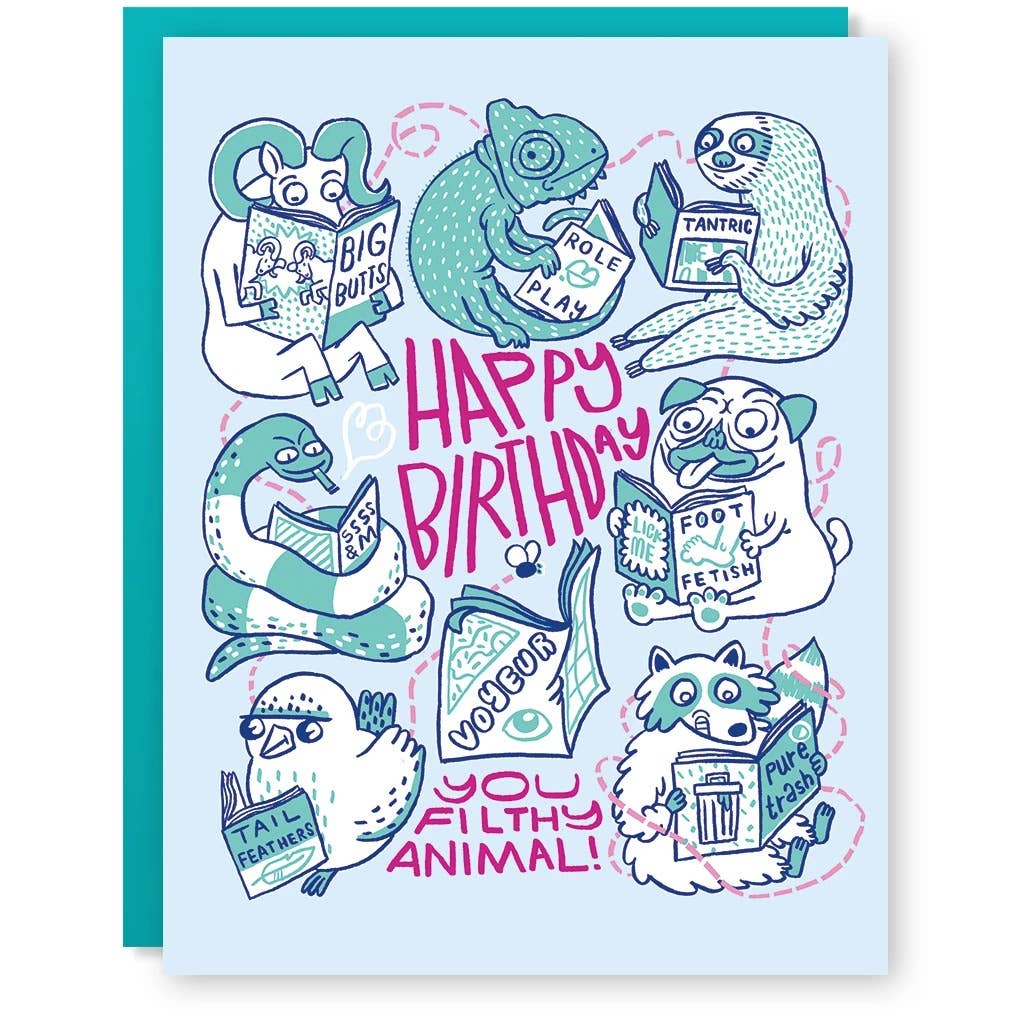 Filthy Animals Card – Merrymaker Fine Paper