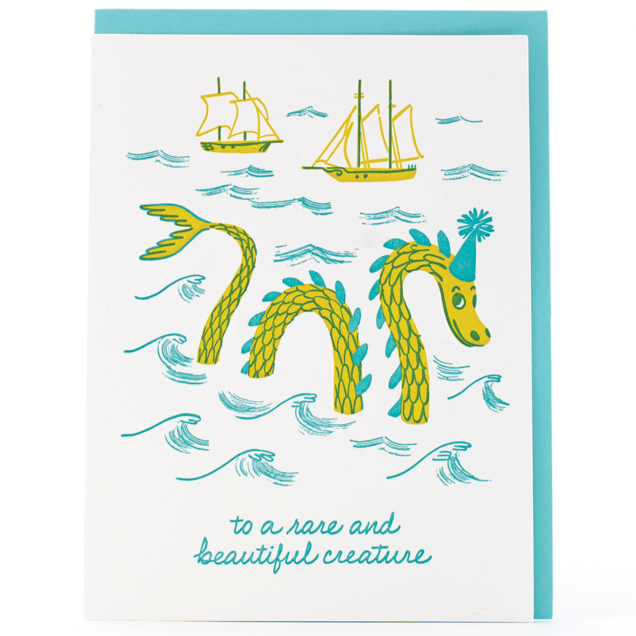 Sea Monster Birthday Card – Merrymaker Fine Paper