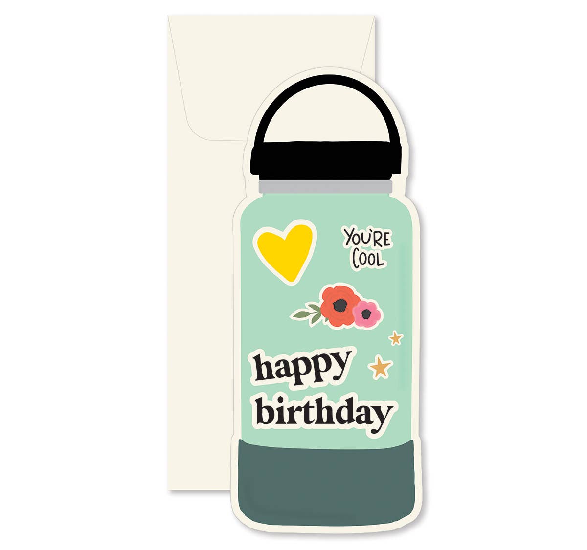 Birthday Water Bottle Card – Merrymaker Fine Paper