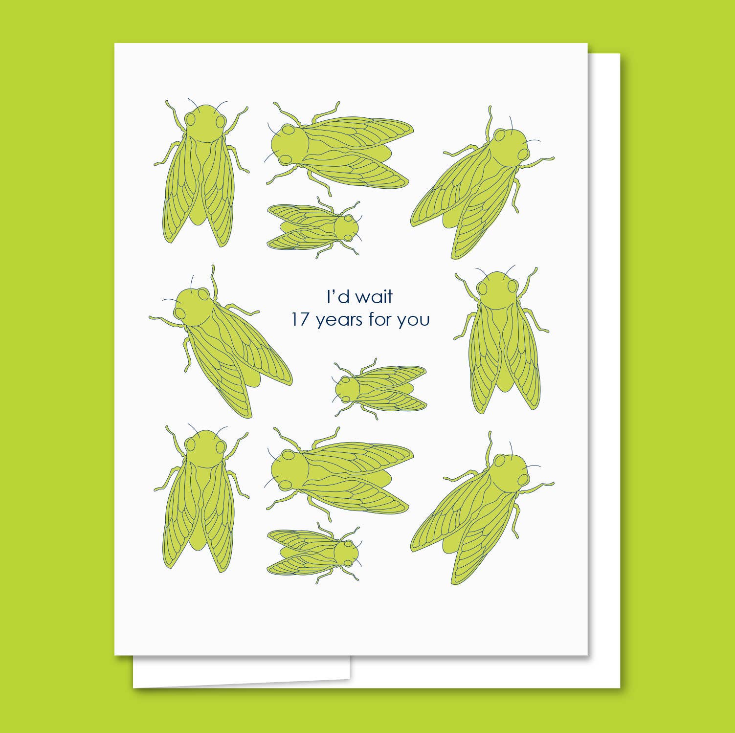 Cicada Card – Merrymaker Fine Paper