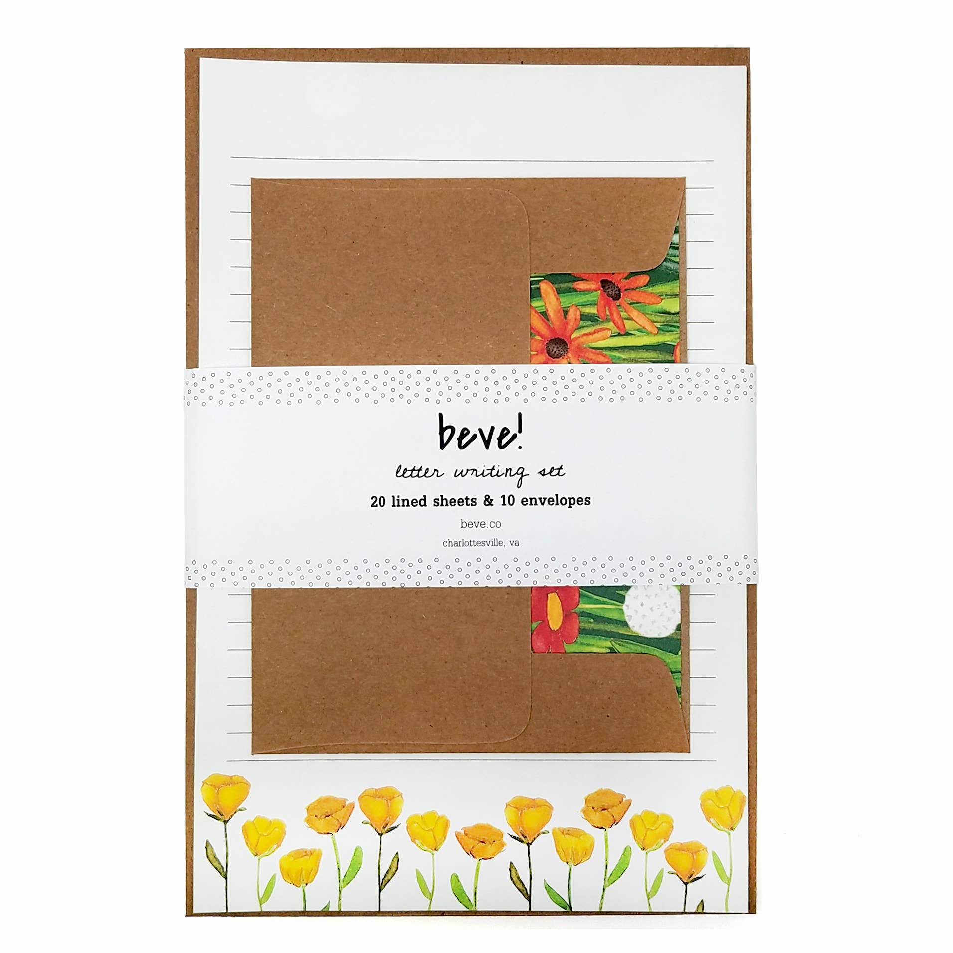 Wildflower Letter Writing Stationery Set – Merrymaker Fine Paper