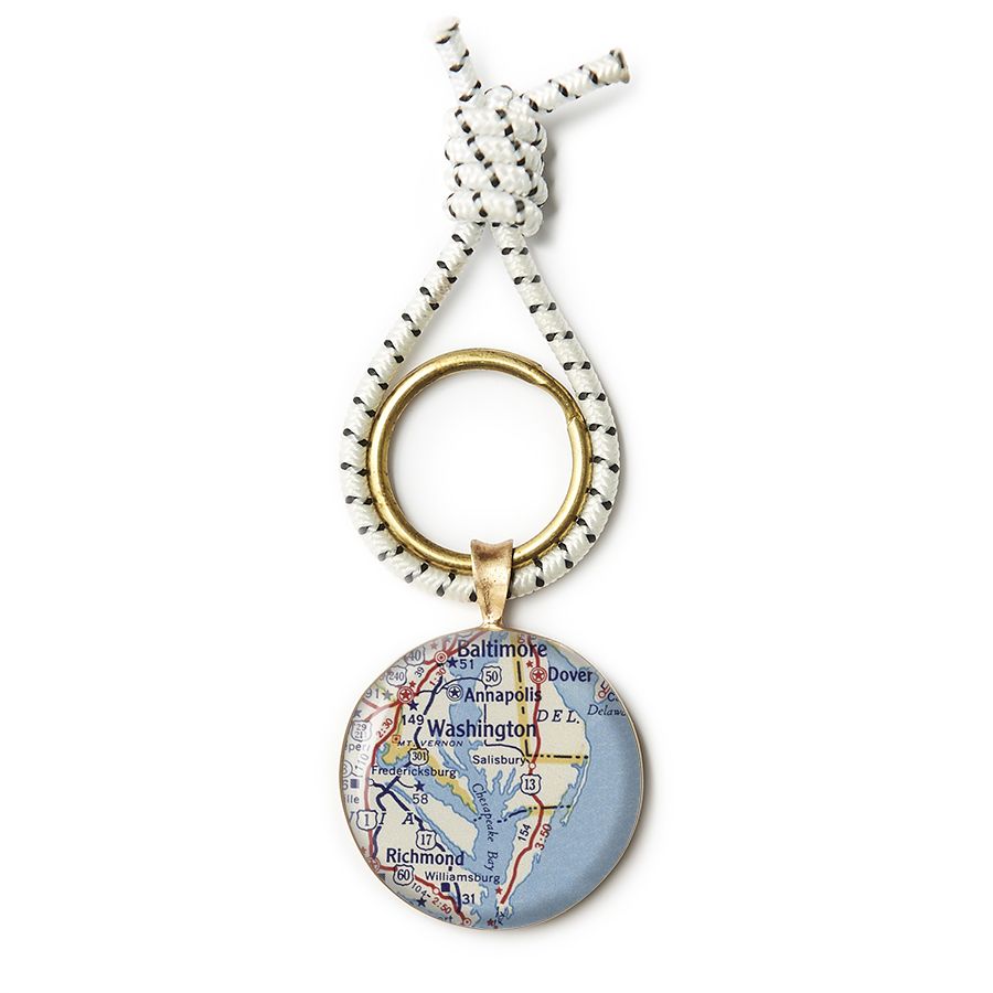 Chart Metalworks Richmond Keychain – Merrymaker Fine Paper